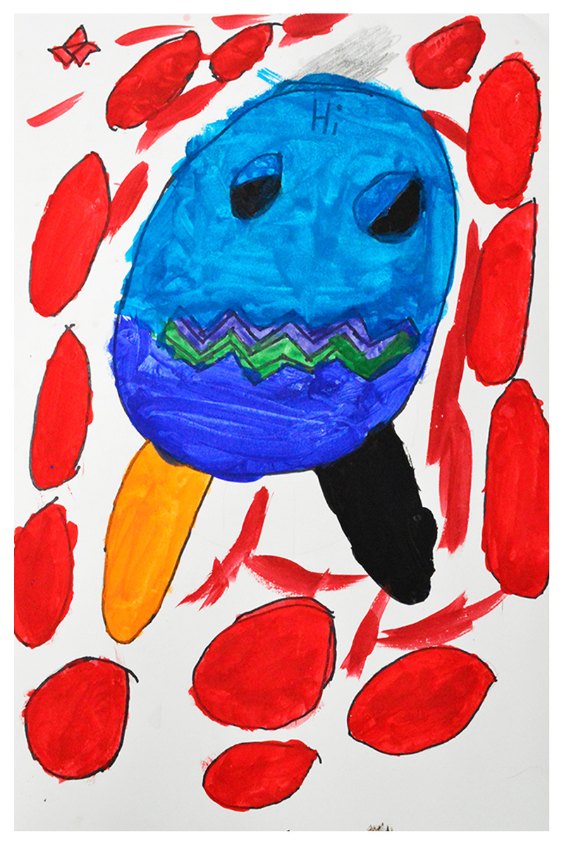 1st & 2nd Grade | Imaginative Alien Creature - Fred Lee