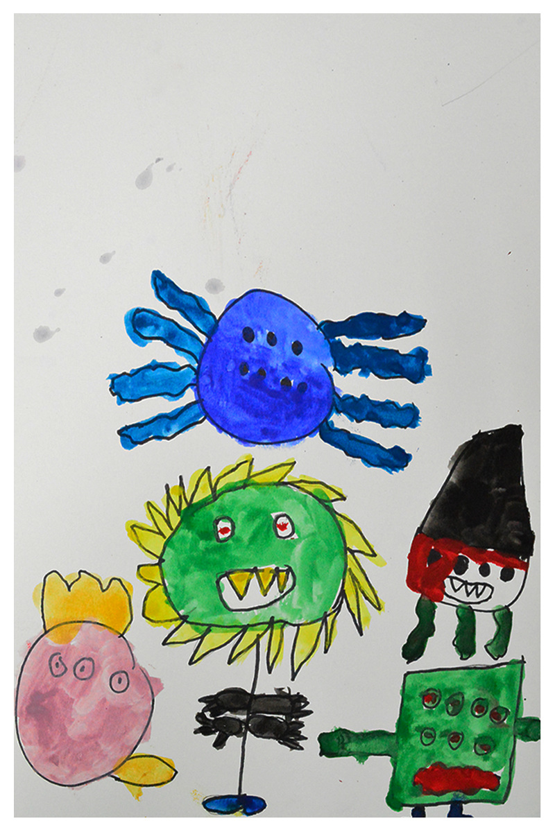 1st & 2nd Grade | Imaginative Alien Creature - Fred Lee