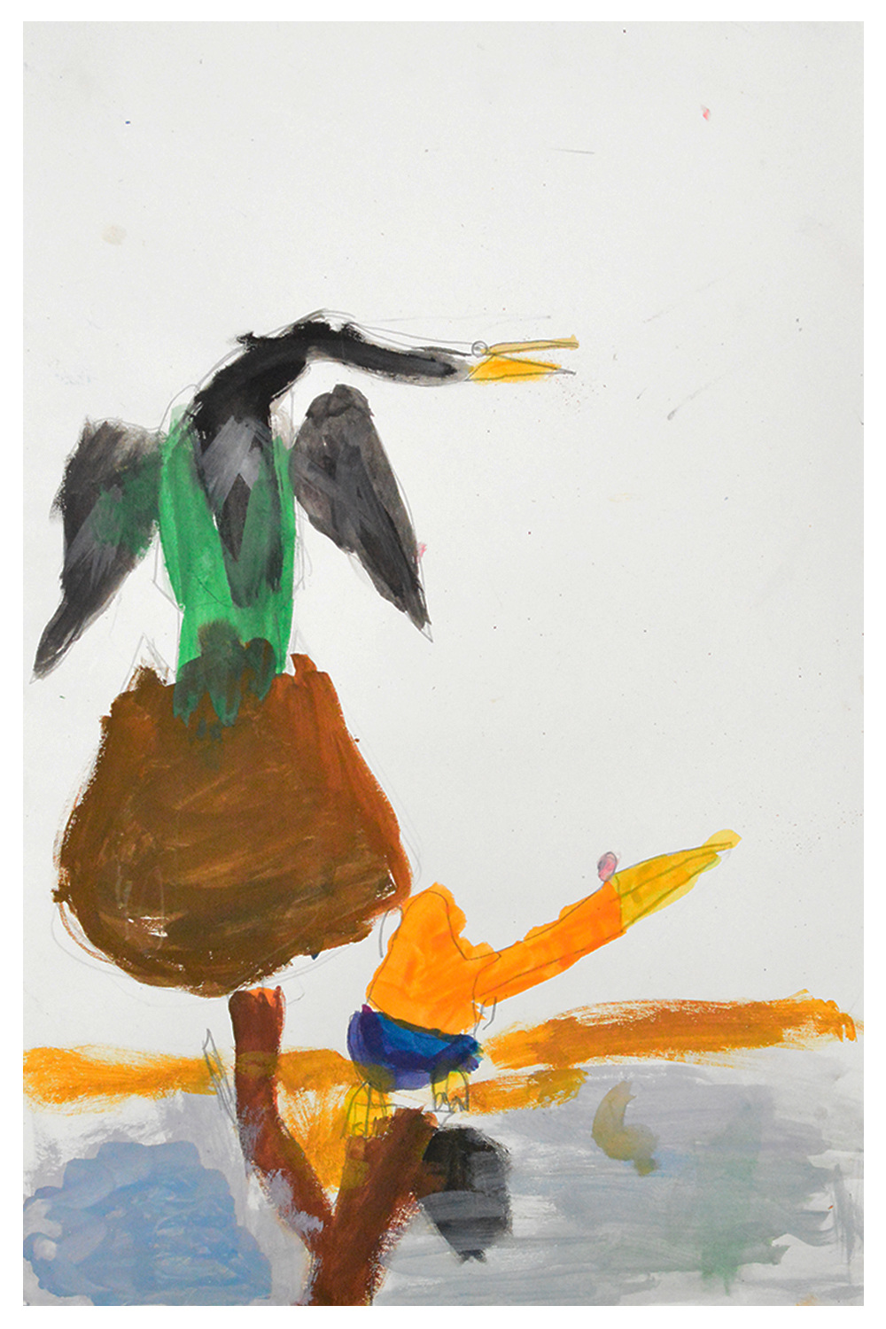 1st & 2nd Grade | Bird Painting - Fred Lee