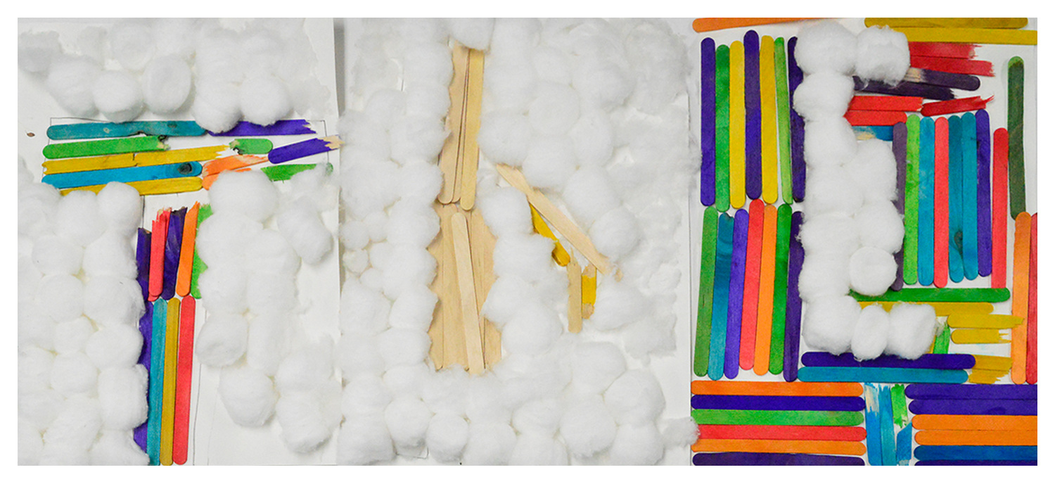 1st & 2nd Grade | Letter Collage - Fred Lee