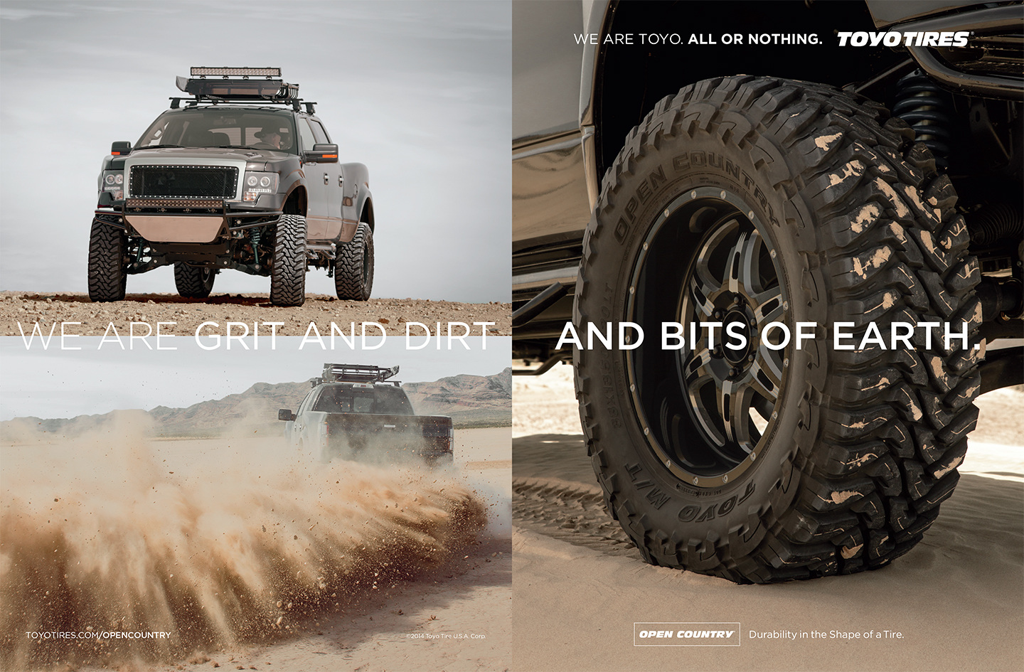 Toyo Tires Magazine Advertising - Emerson Driver Graphic Design