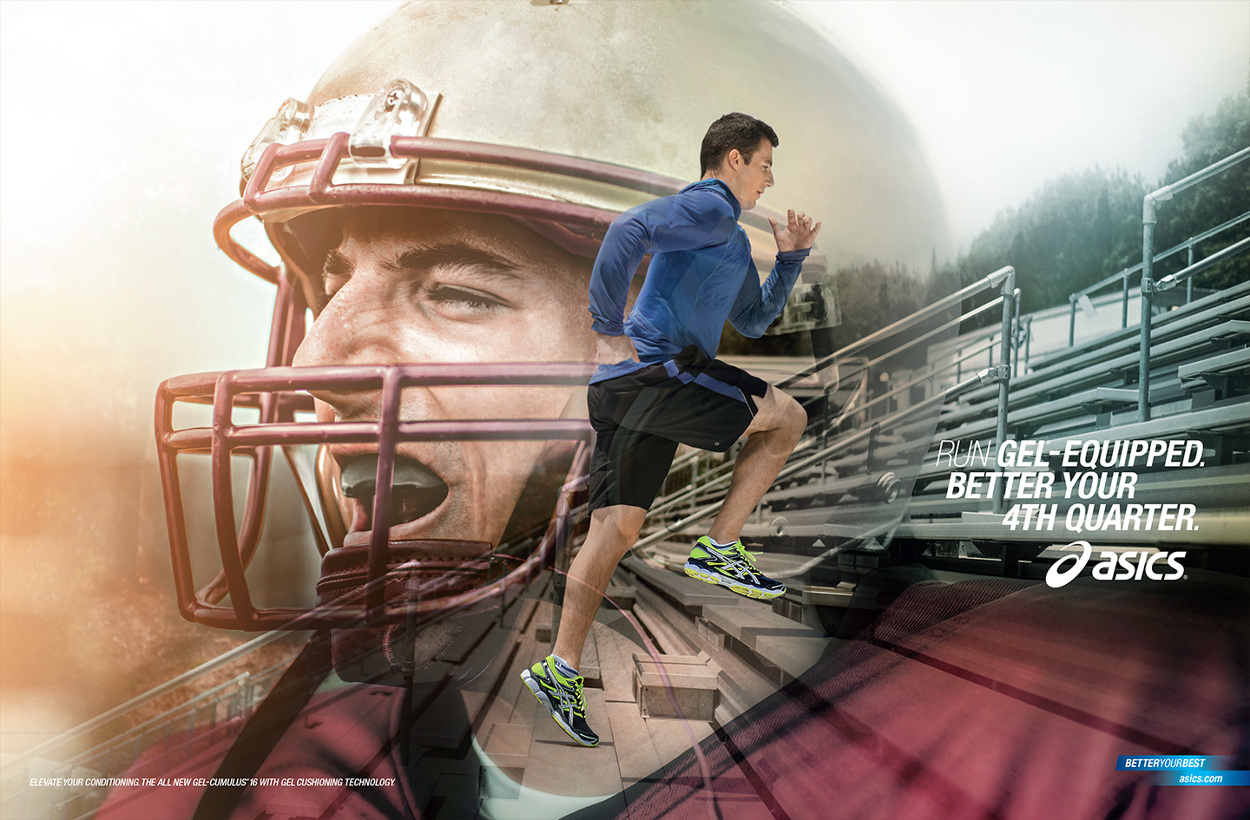 ASICS Back to School Advertising - Emerson Driver Graphic Design