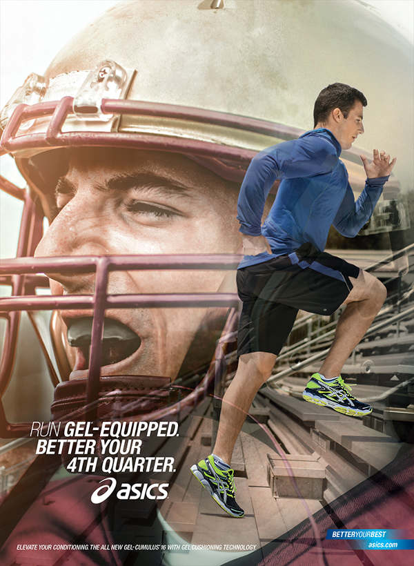 ASICS Back to School Advertising - Emerson Driver Graphic Design