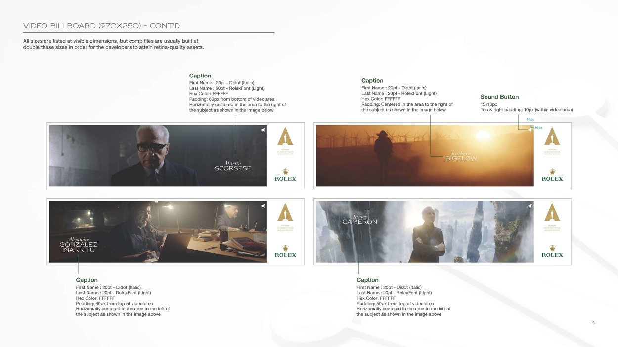 Rolex Digital Advertising - Emerson Driver Graphic Design