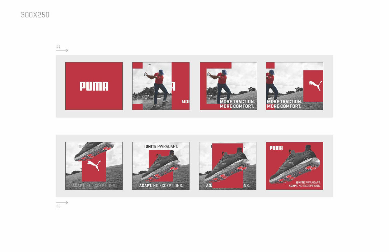 Puma Golf Digital Advertising - Emerson Driver Graphic Design