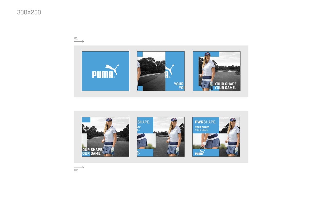 Puma Golf Digital Advertising - Emerson Driver Graphic Design