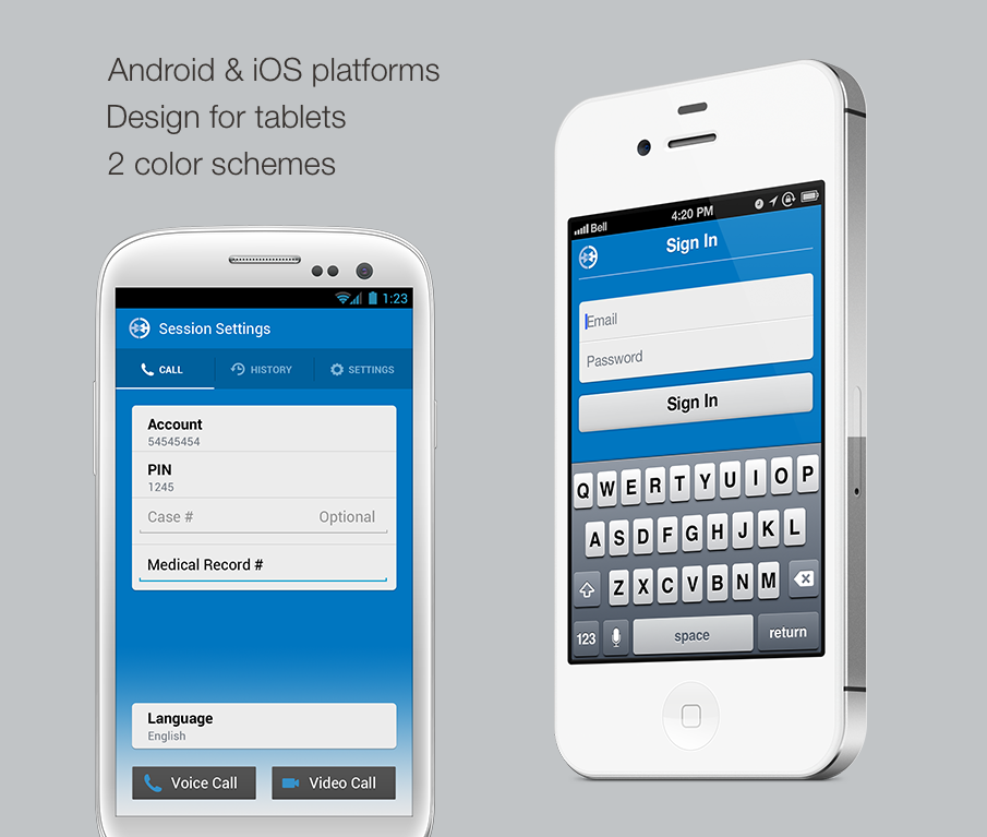 Mobile Interpreter App - smart_design