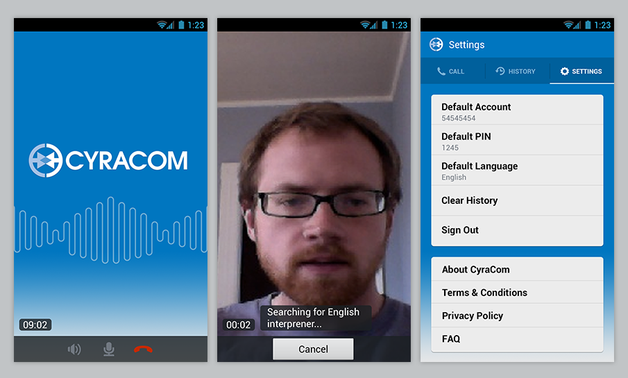 Mobile Interpreter App - smart_design