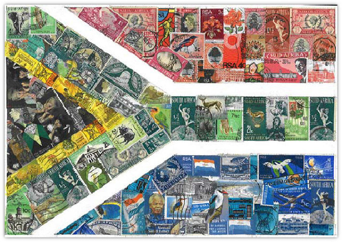 Flags - Rachel Markwick - Fine art & collage