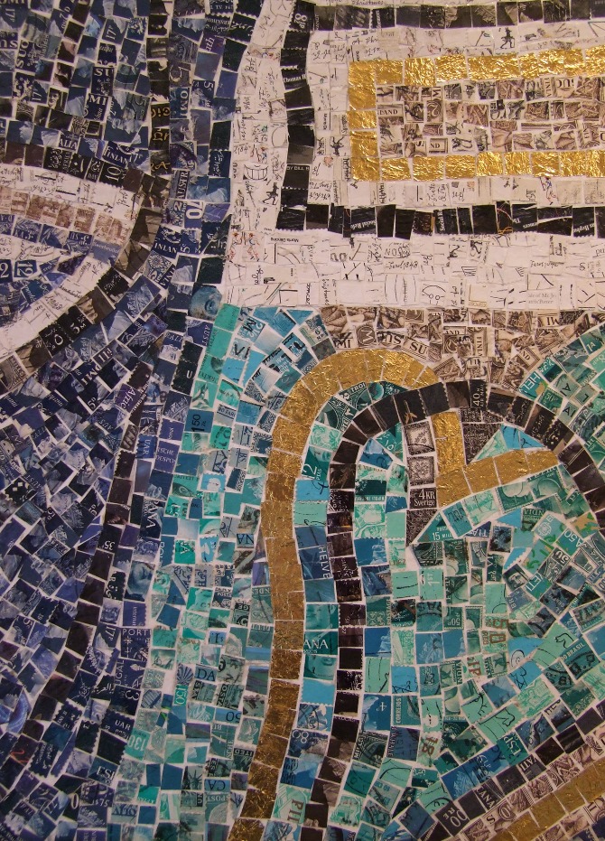 Inspired by Gaudi - Rachel Markwick - Fine art & collage