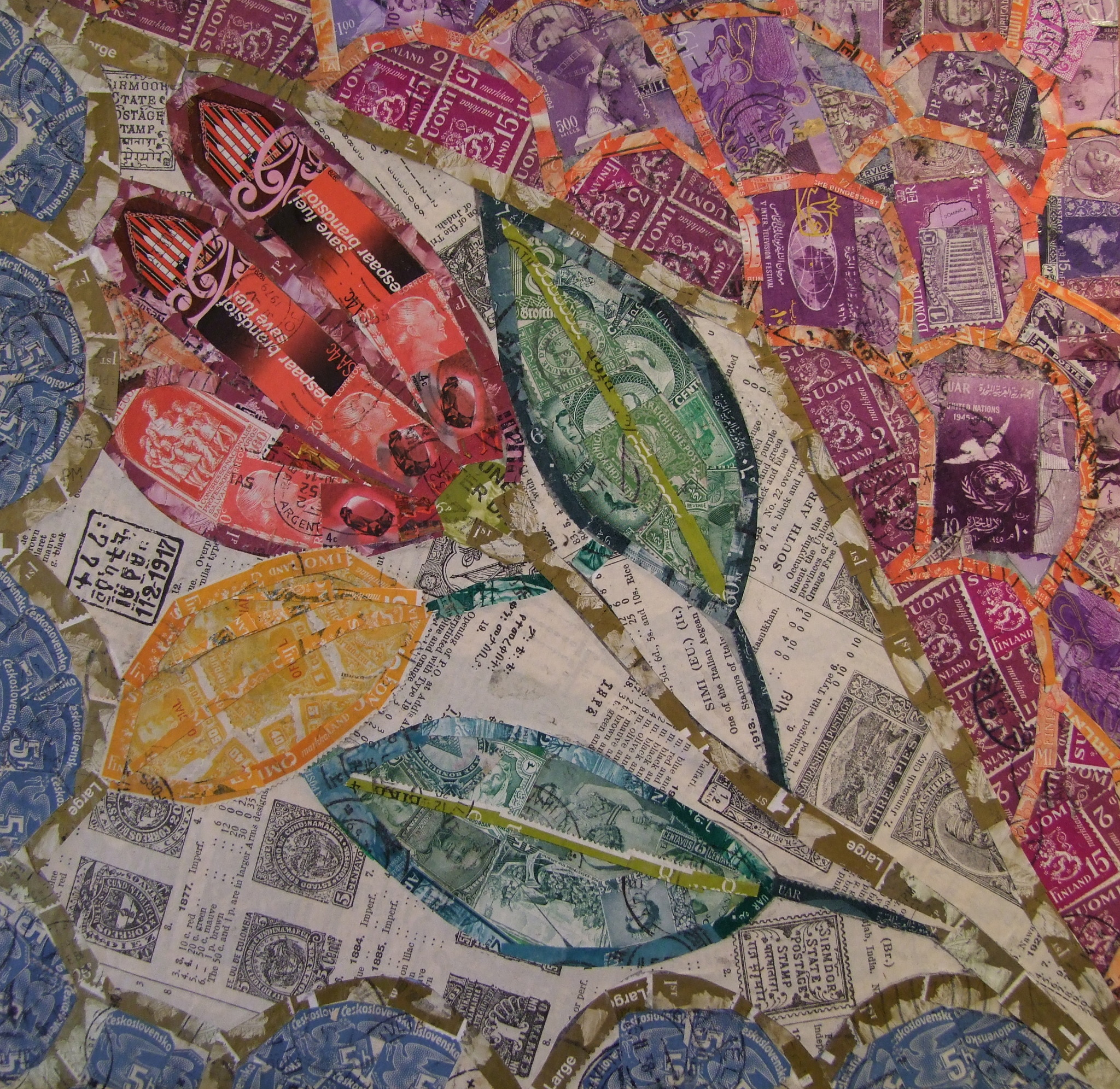 Inspired by Gaudi - Rachel Markwick - Fine art & collage
