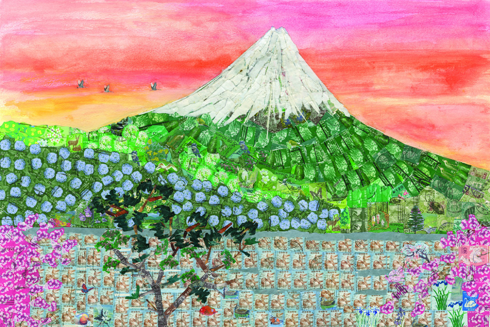 Landmarks - Rachel Markwick - Fine art & collage