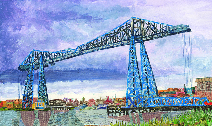 Landmarks - Rachel Markwick - Fine art & collage