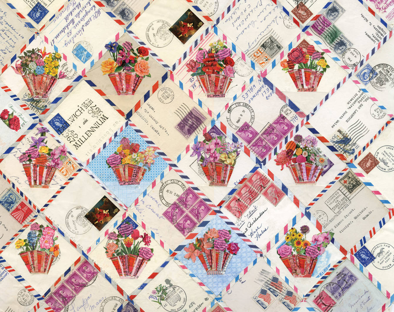 Patchwork Quilt Inspiration - Rachel Markwick - Fine art & collage