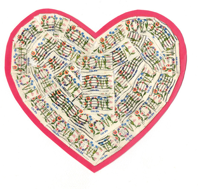 Hearts - Rachel Markwick - Fine art & collage