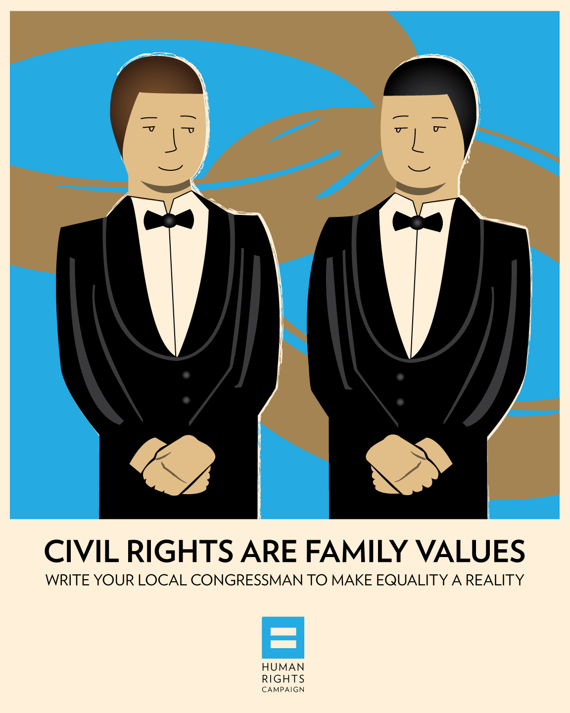Human Rights Campaign Poster - Heather McIlrath Design