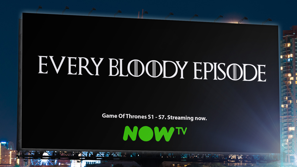 NOW TV - POSTER CAMPAIGN - H+A-M Creative Team