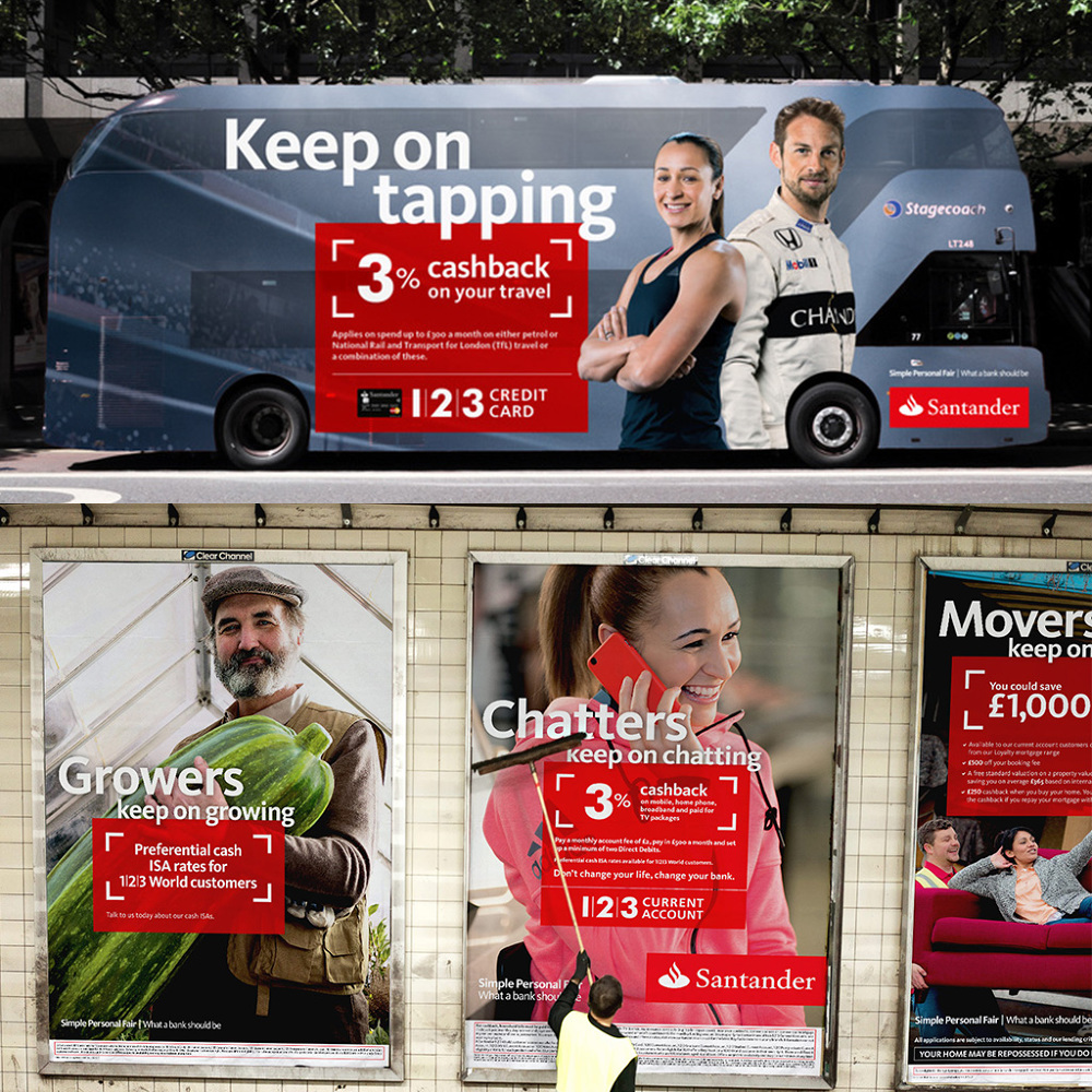 SANTANDER - 360 CAMPAIGN - H+A-M Creative Team