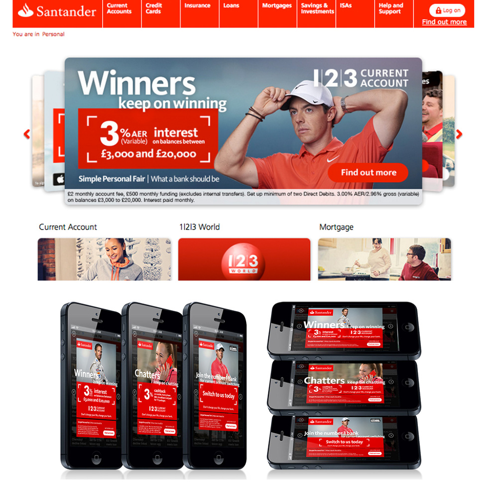 SANTANDER - 360 CAMPAIGN - H+A-M Creative Team