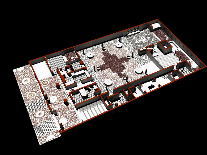 Modelling the Ena De Silva House by Geoffrey Bawa - Barnaby Bennett