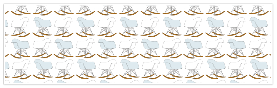 MCM Chair Patterns - Nicely Drawn : Illustration & Design