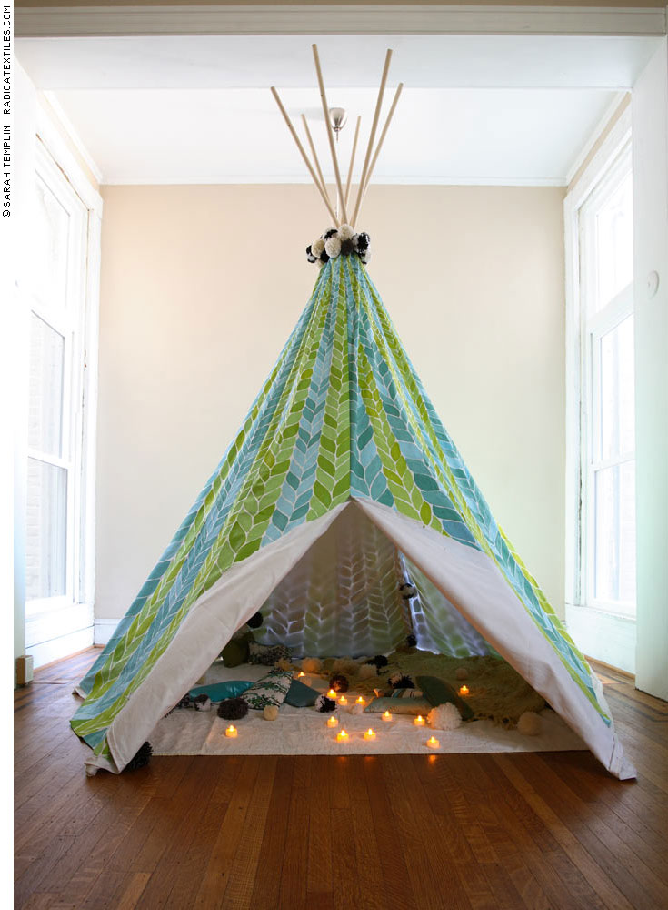 Teepee Installation - RADICA TEXTILES - Surfaces > Spaces > Products ...