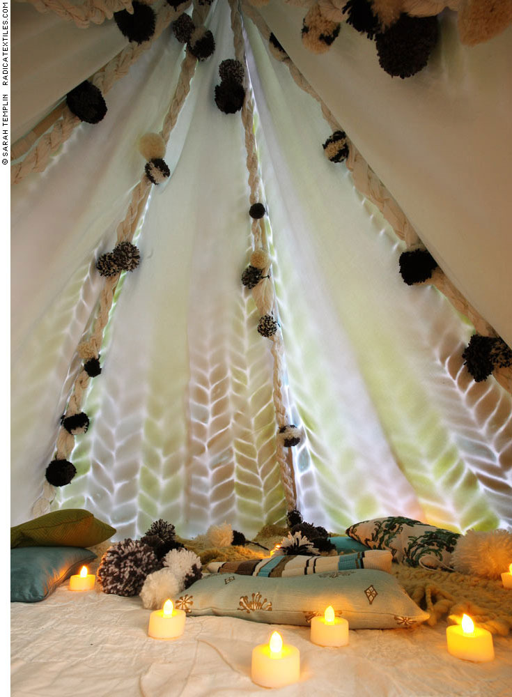 Teepee Installation - RADICA TEXTILES - Surfaces > Spaces > Products ...