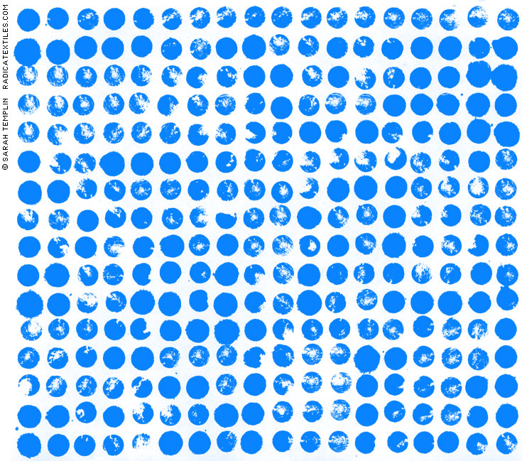 Gridded Dots Textile Design - RADICA TEXTILES - Surfaces > Spaces ...