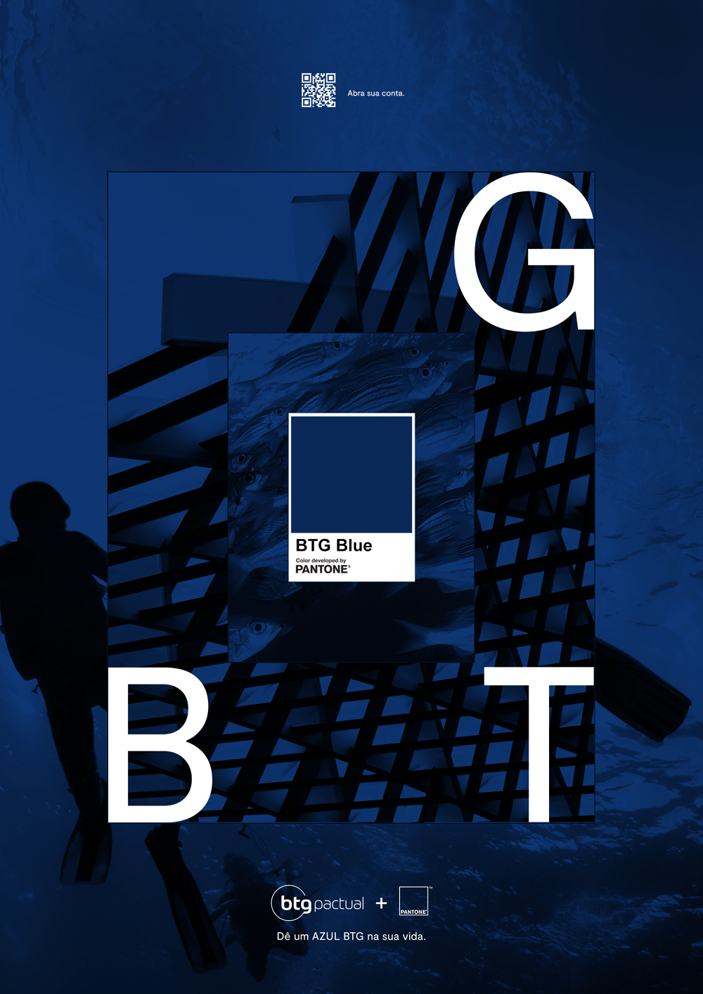 Pantone BTG Blue - Vinícius Frazão - Art Director.