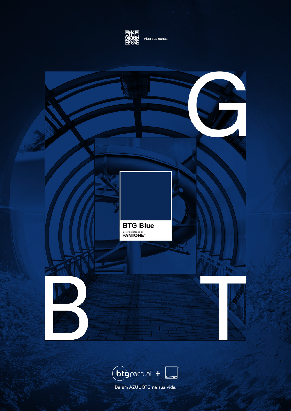 Pantone BTG Blue - Vinícius Frazão - Art Director.