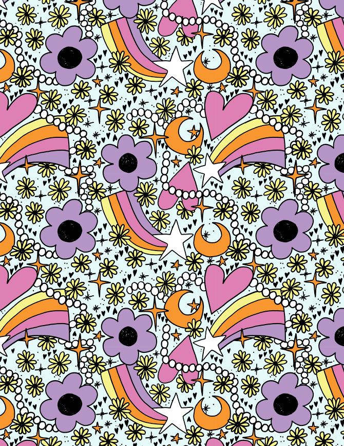 Color Pattern Art - Leanna Perry