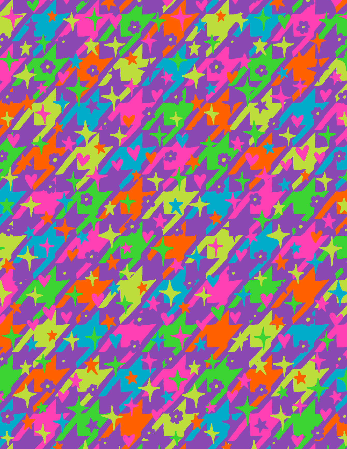 Color Pattern Art - Leanna Perry