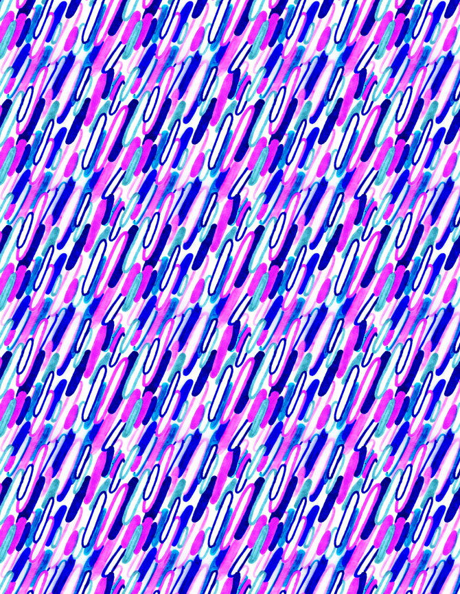 Color Pattern Art - Leanna Perry