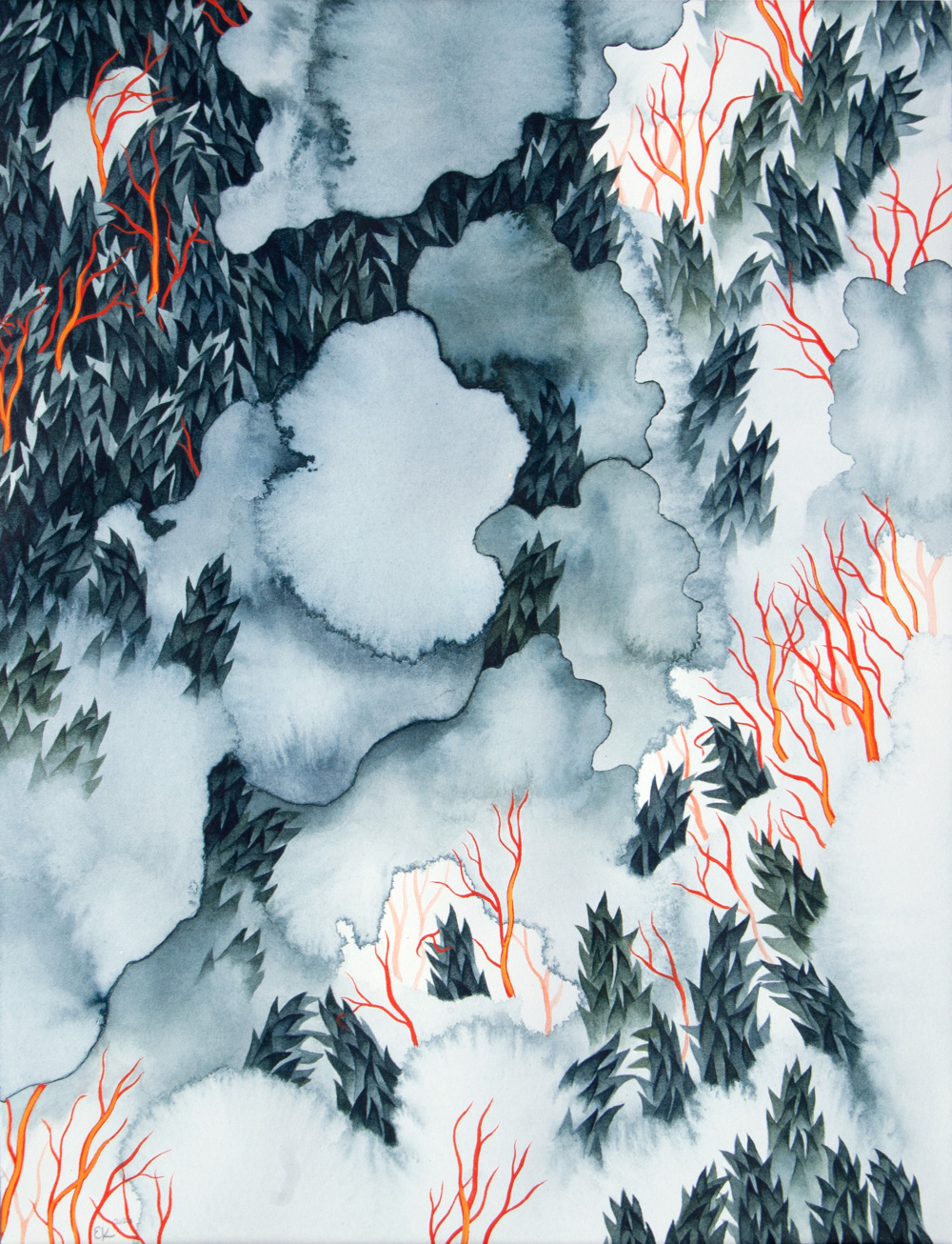 Madrones and Douglas-Firs 3 - Erin Kendig / Illustration / Art / Design
