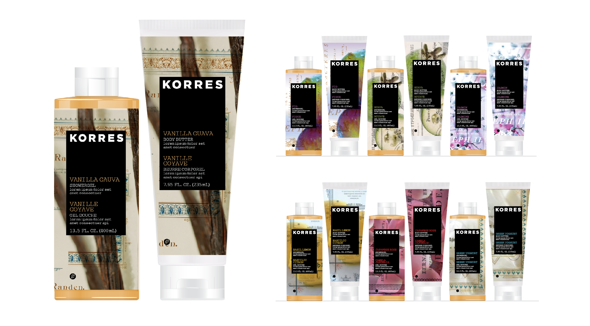 Korres Cosmetics & Skincare - Calina Prudente | graphic designer