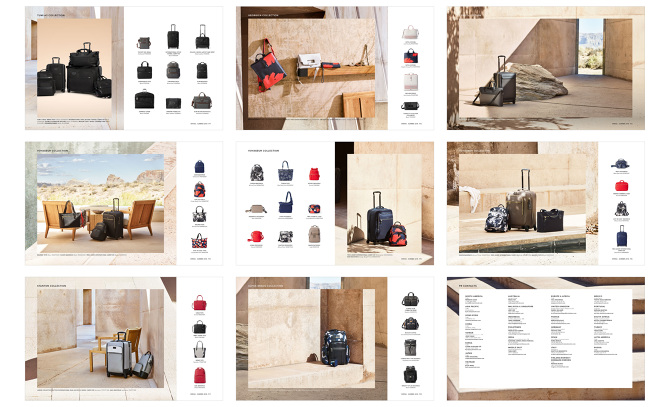 TUMI Campaign Content - Calina Prudente | graphic designer