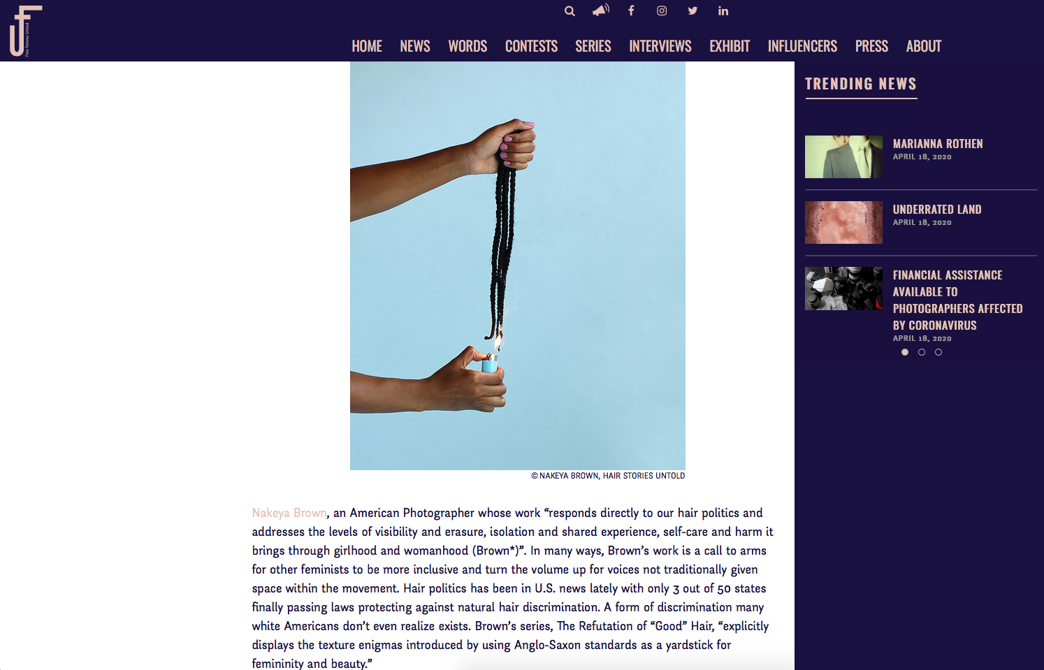 News - Nakeya Brown Photography