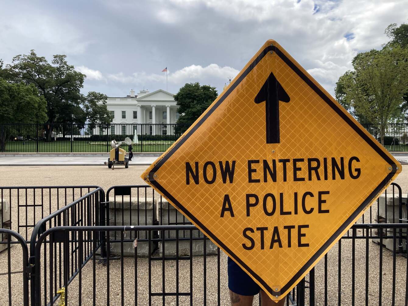 NOW ENTERING A POLICE STATE - misael soto