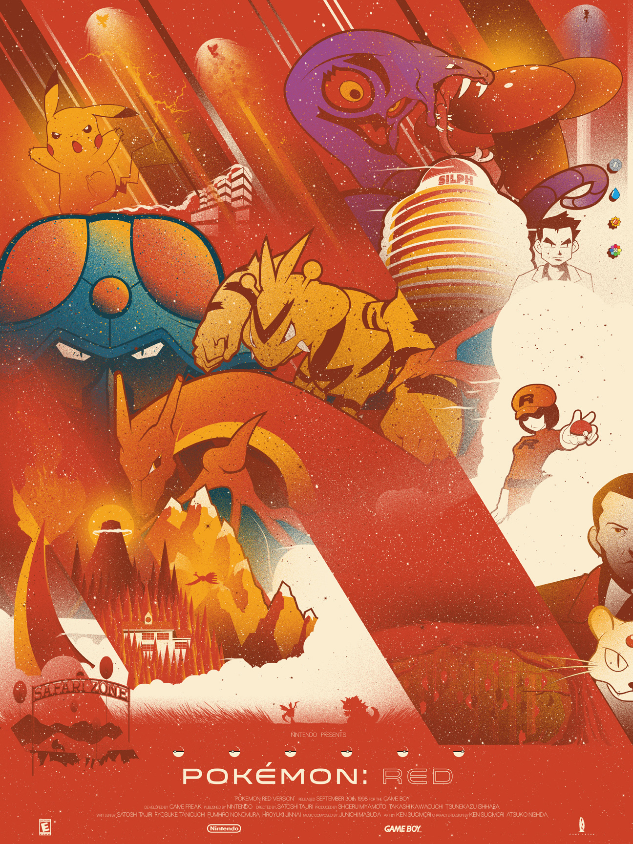 Pokémon Red Blue and Green - Marinko Milosevski Illustration and Design