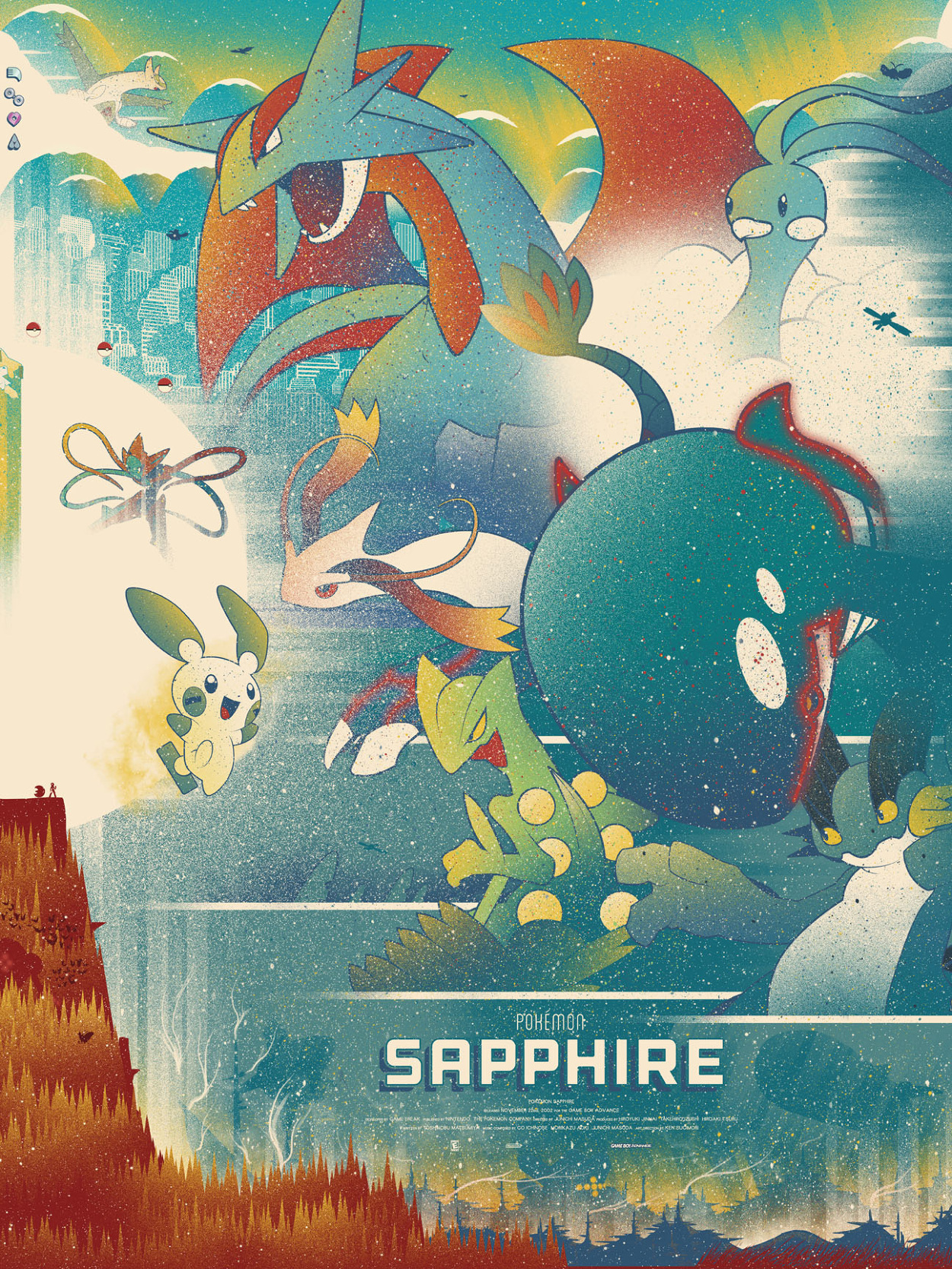 Pokémon Red Blue and Green - Marinko Milosevski Illustration and Design