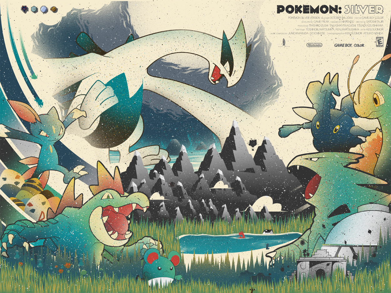 Pokémon Red Blue and Green - Marinko Milosevski Illustration and Design