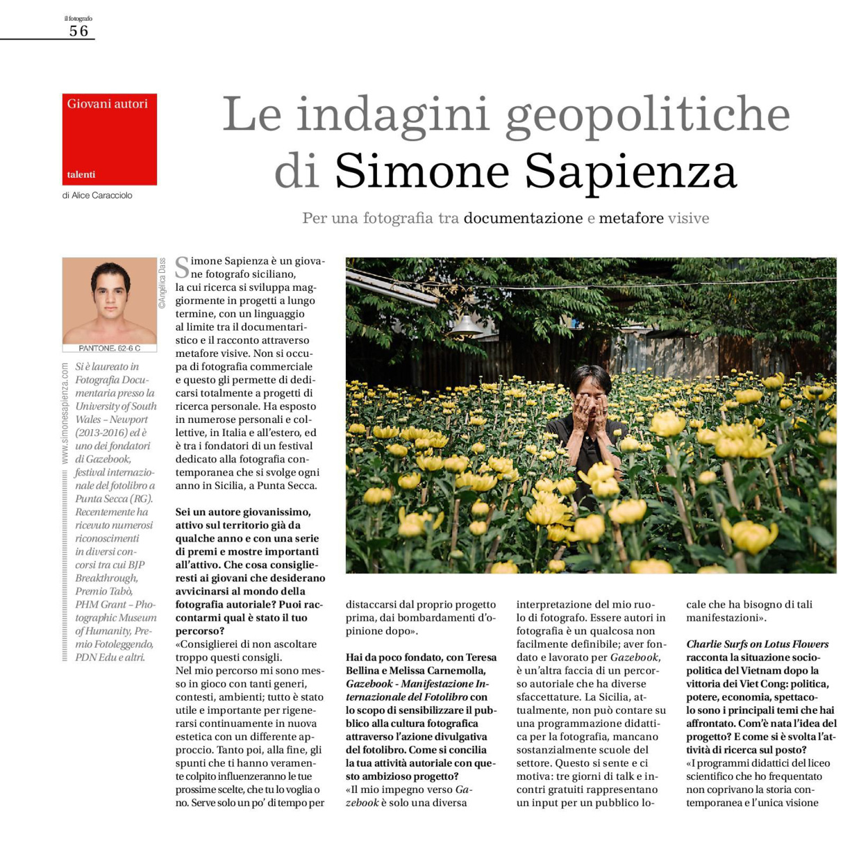 Tearsheets - Simone Sapienza