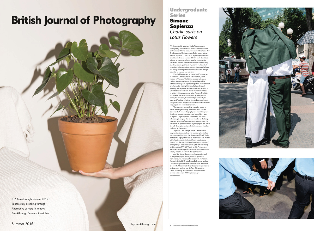 Tearsheets - Simone Sapienza