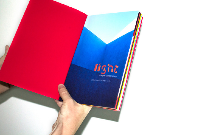 Light Display Typeface - Janelle Flores Designs