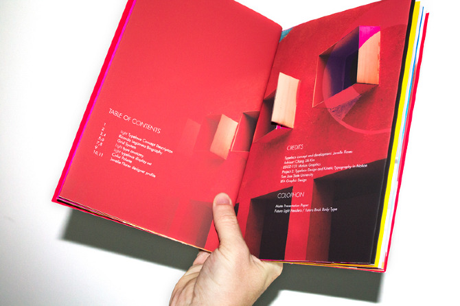 Light Display Typeface - Janelle Flores Designs