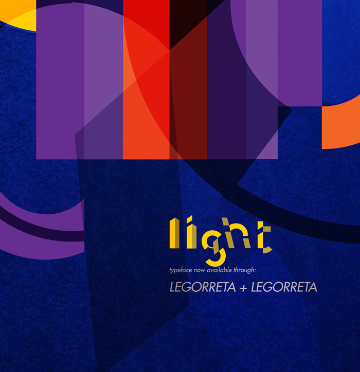 Light Display Typeface - Janelle Flores Designs