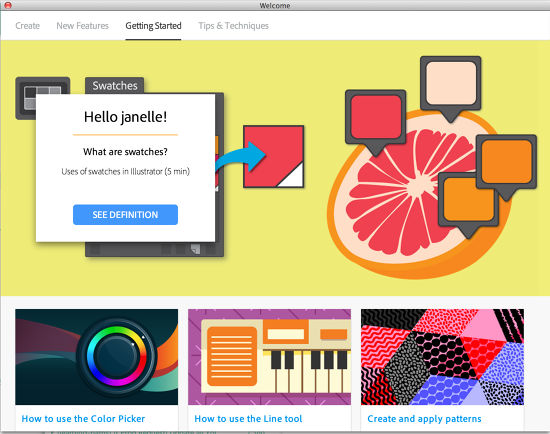 Visual Dictionary for Illustrator - Janelle Flores Designs