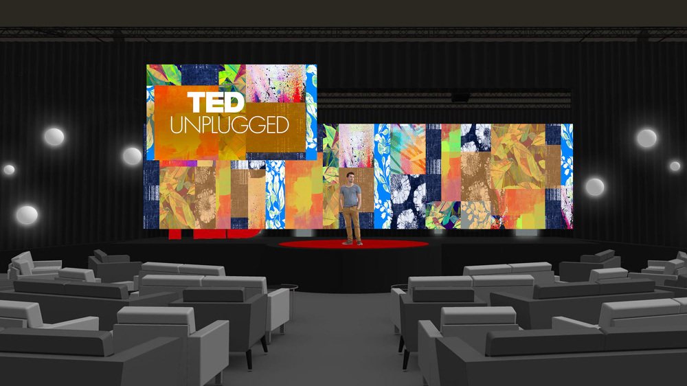 TED Unplugged - Event Stage Design & Branding - Elisa Solinas