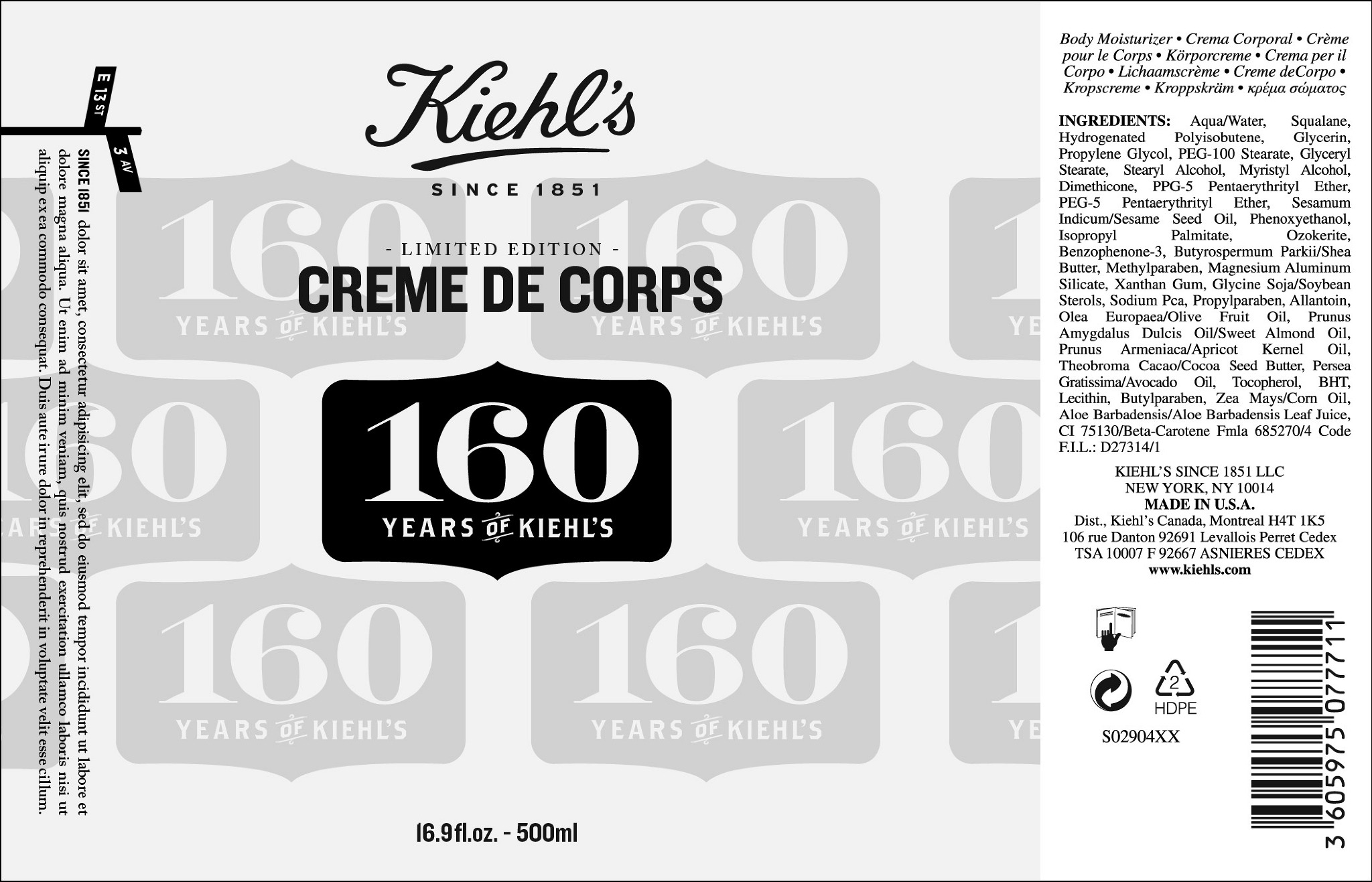 Kiehl's | Special Edition Labels - METAPATTERN