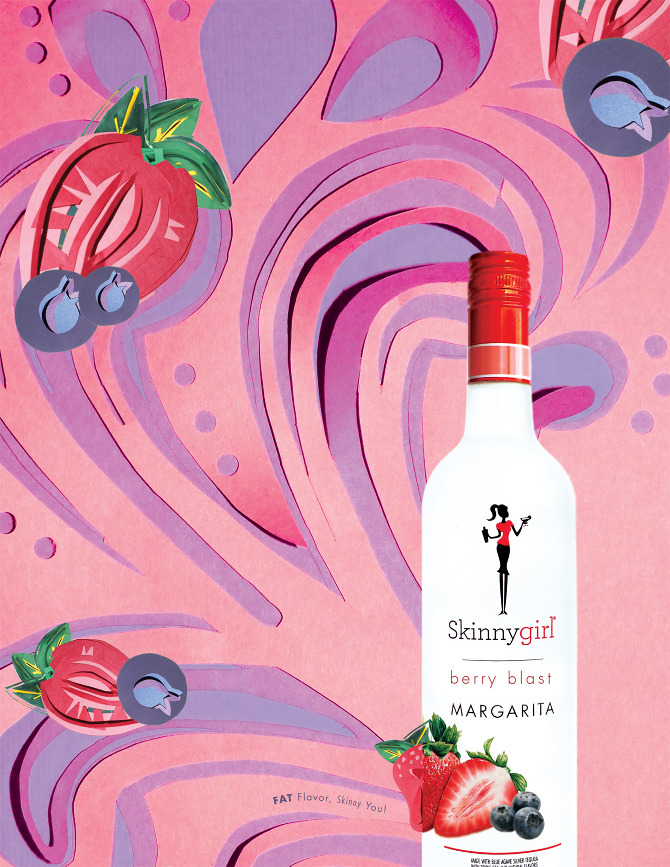 SkinnyGirl Margarita: Print Ad Campaign - Megan Stranak